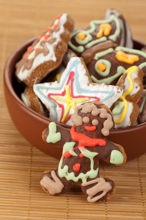 Gingerbread man figure stock photo. Image of tablecloth - 18143054