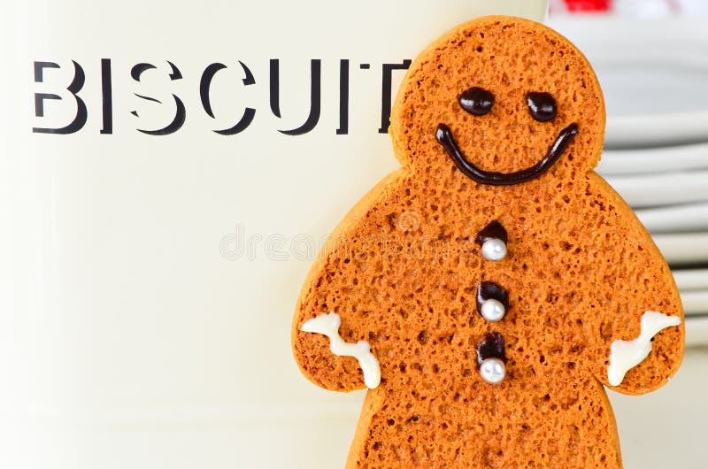 Gingerbread man stock image. Image of elevenses, traditional - 39549769