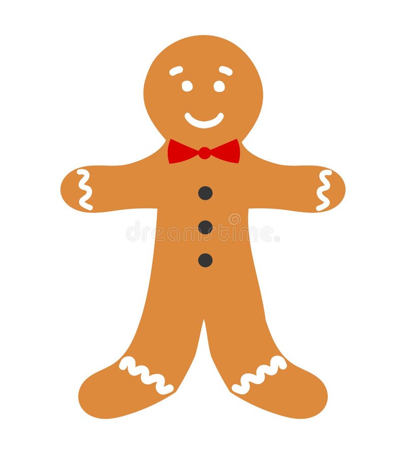 Gingerbread Man Illustration Stock Illustration - Illustration of ...