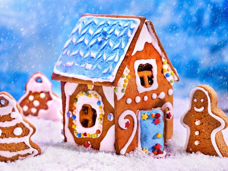 Gingerbread Man Side View, Close-up. Stock Photo - Image of sweet ...