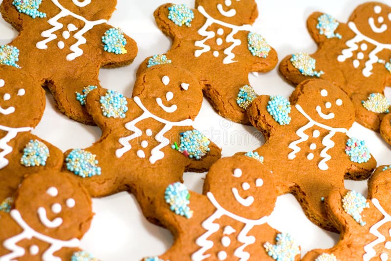 Gingerbread men stock image. Image of xmas, homemade - 15878797