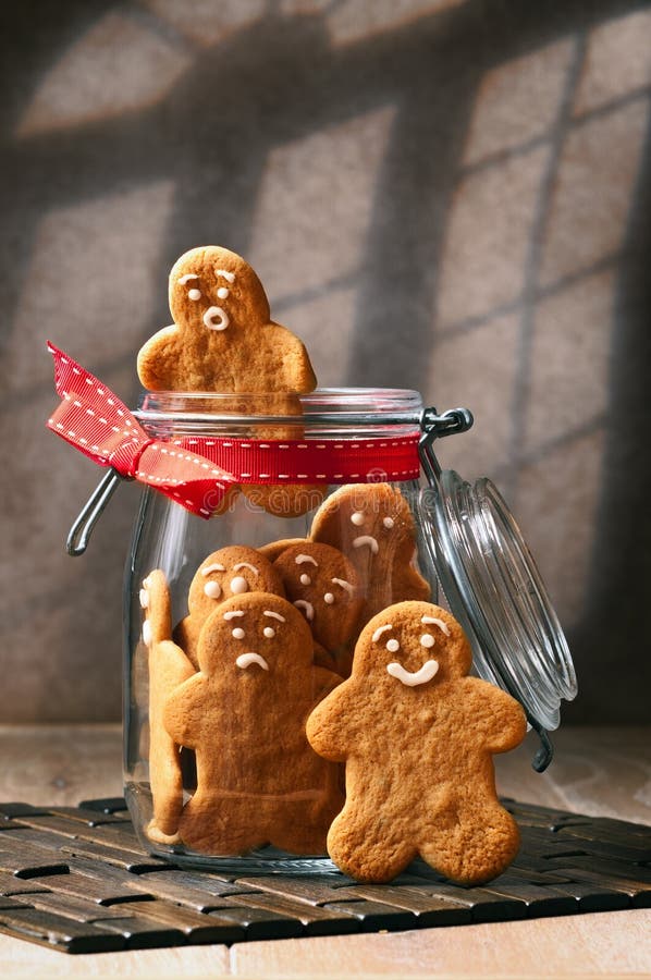 Gingerbread men stock photo. Image of woman, christmas - 27039208