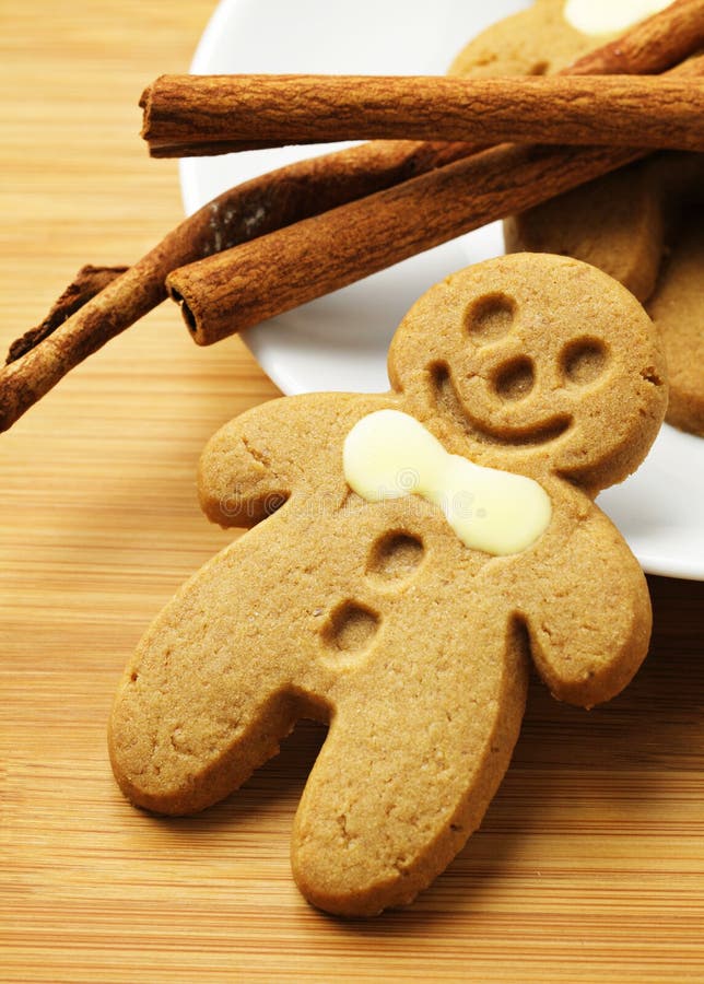 Gingerbread men stock image. Image of positive, milk - 27449721