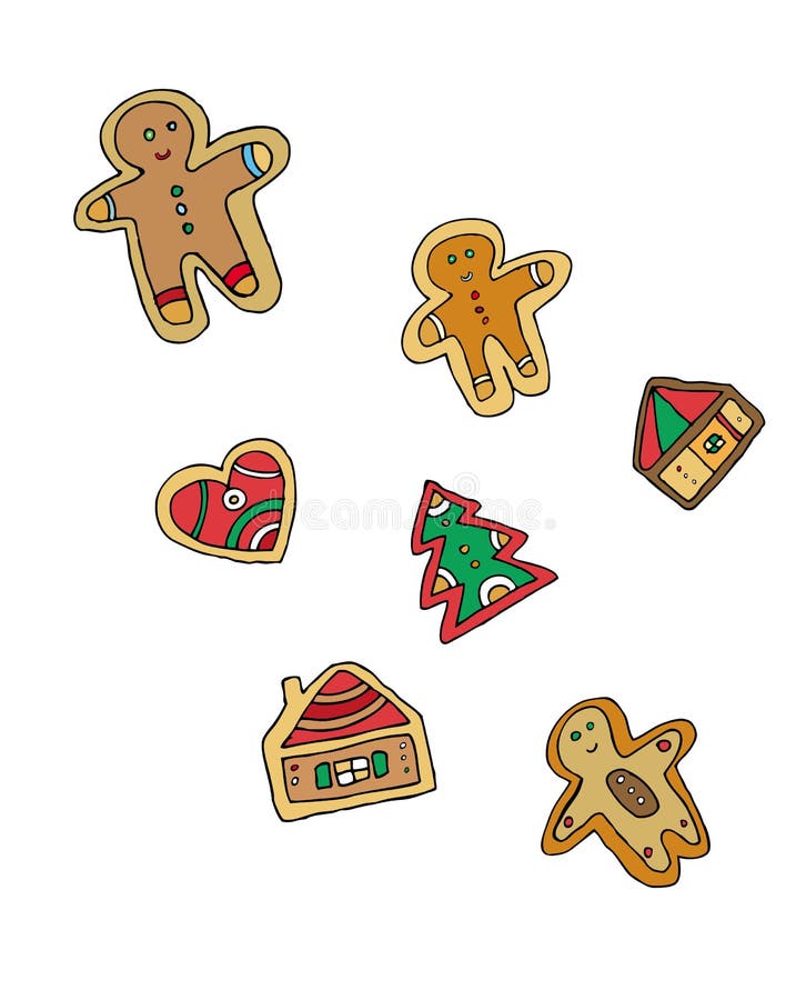 Gingerbread Men Stock Illustrations 3 223 Gingerbread Men Stock