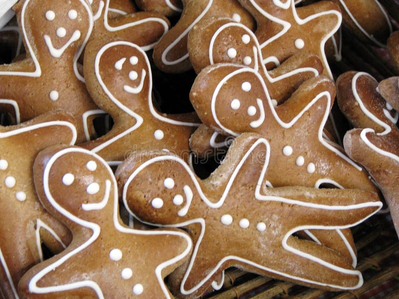 Gingerbread Men stock photo. Image of happy, biscuits - 8339012