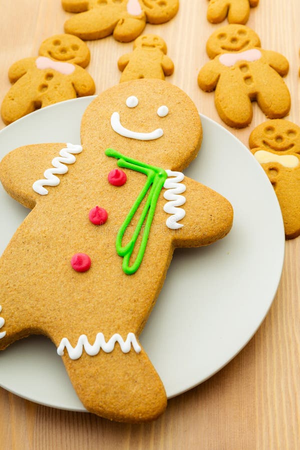 Gingerbread men stock image. Image of copyspace, decor - 61595613
