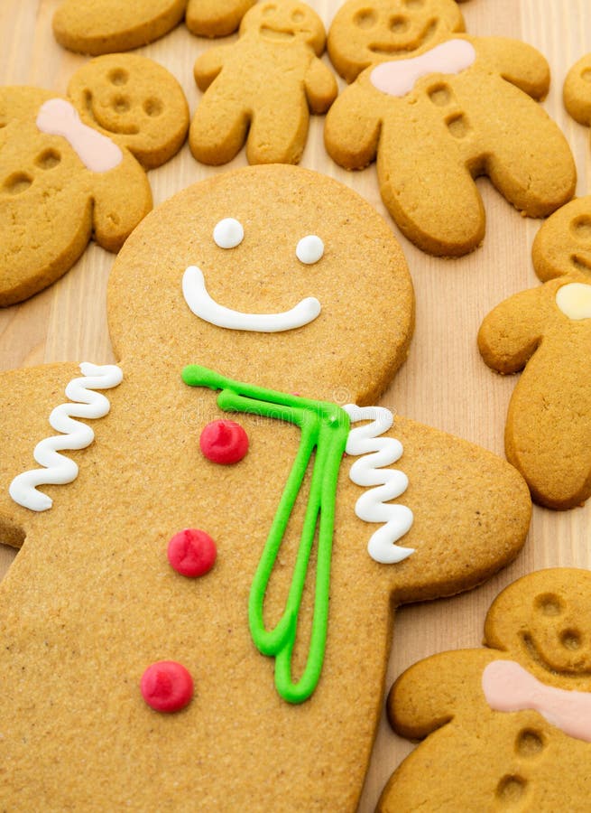 Gingerbread men stock photo. Image of woman, christmas - 27039208