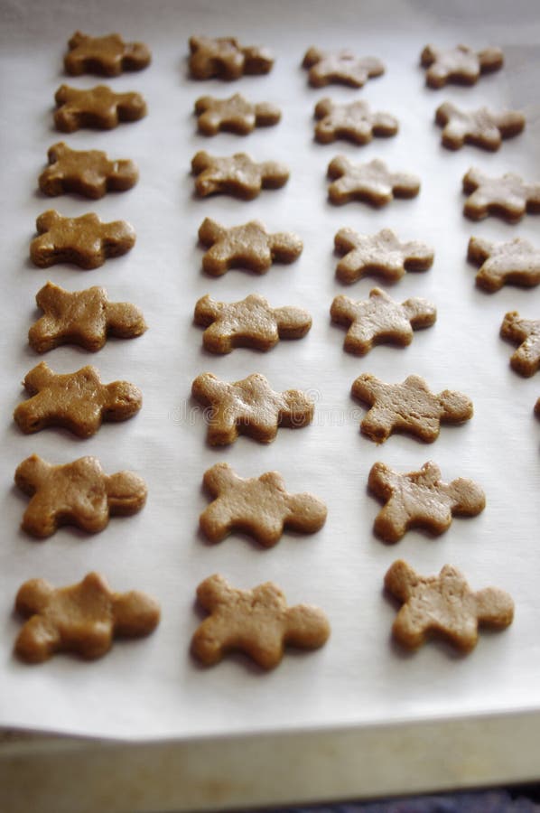 Gingerbread men dough stock photo. Image of cookie, cooking - 90368602