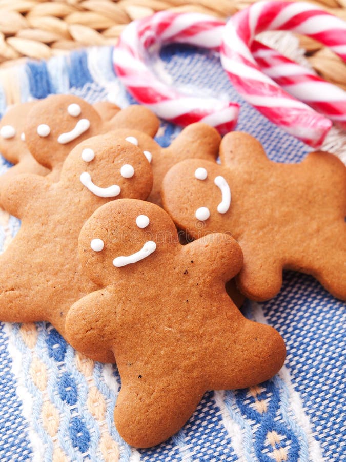 Gingerbread men stock photo. Image of holiday, smiling - 49327898