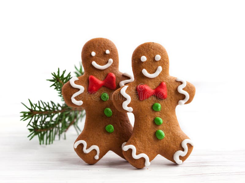 Gingerbread men stock image. Image of copyspace, decor - 61595613