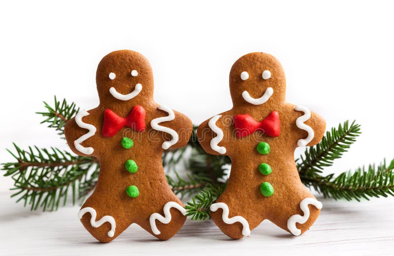 Gingerbread men stock image. Image of decor, decorated - 44005867