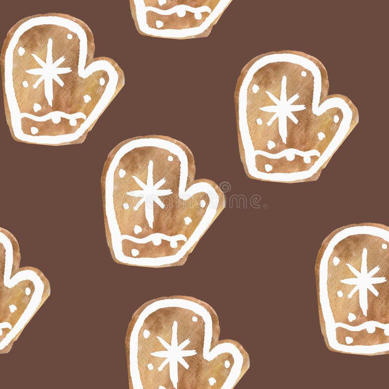 Gingerbread Mitten Boot Christmas Baking Holiday Cookies with Icing ...