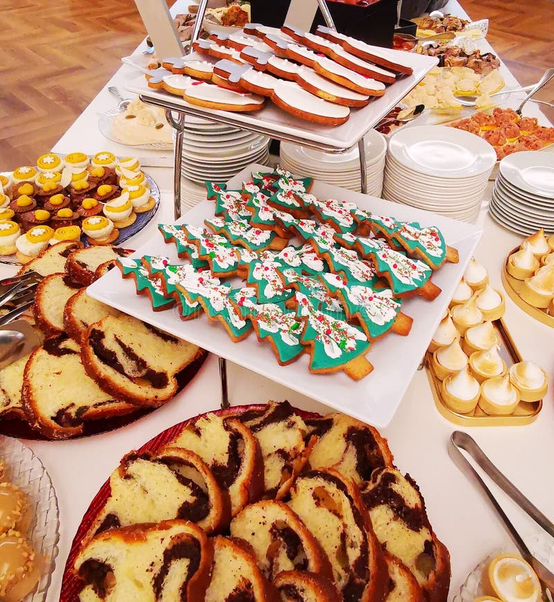Gingerbread and Muffin on the Table Stock Image - Image of cookies ...