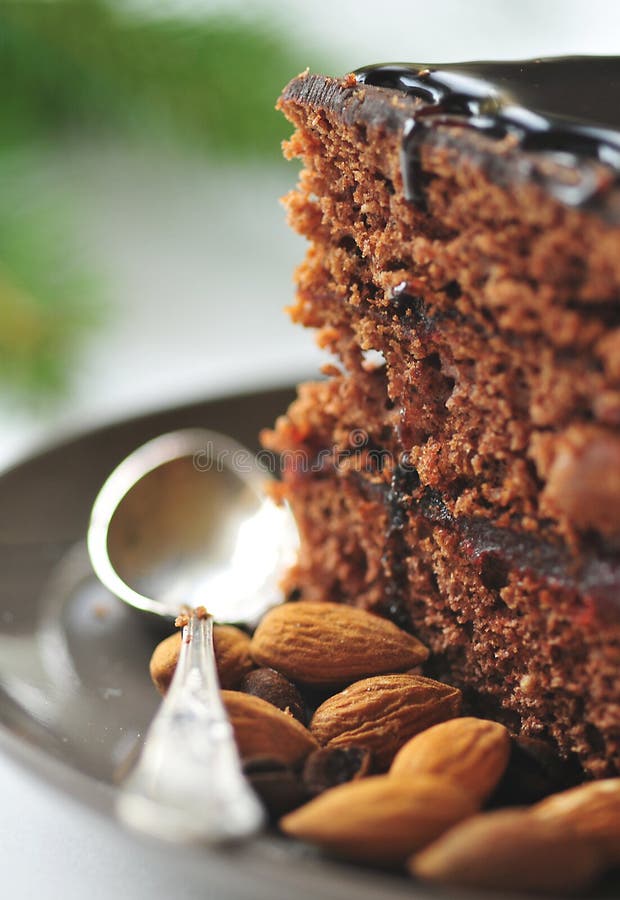 Gingerbread on the plate stock photo. Image of bakery - 26704808