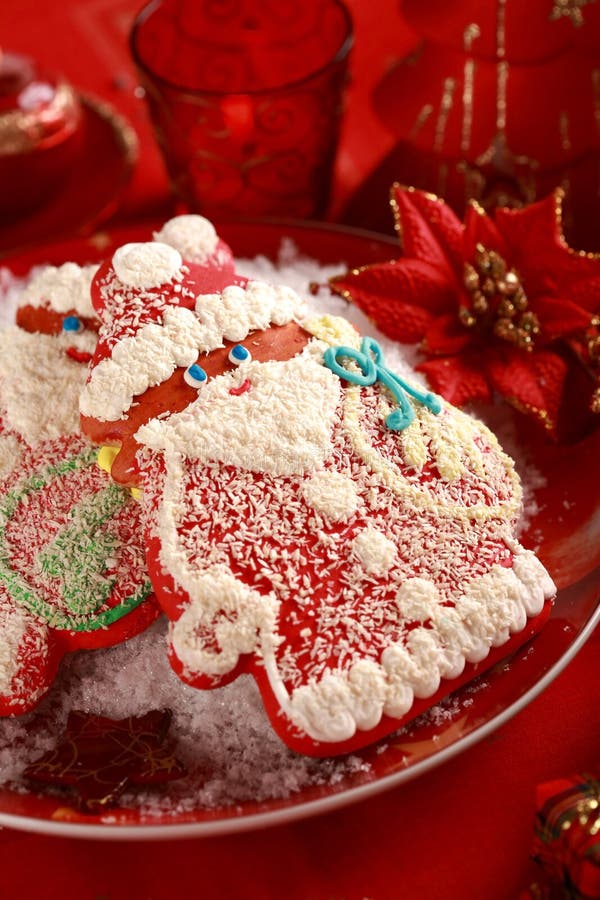 Gingerbread Santa Claus for Christmas Stock Image - Image of ...