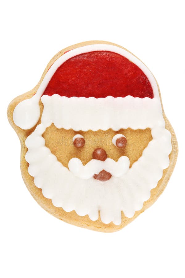 Gingerbread Santa Claus stock image. Image of brown, ginger - 33094641