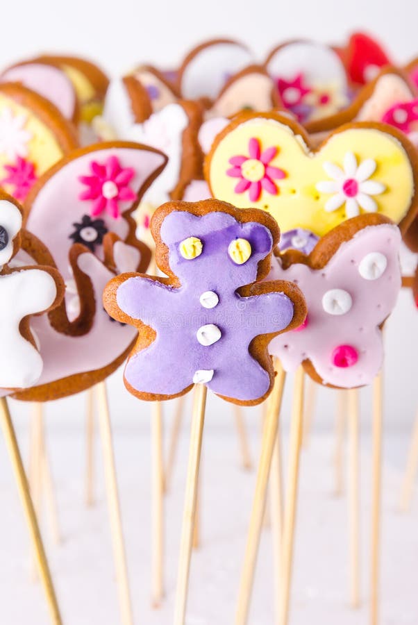 Gingerbread shapes stock image. Image of sweet, stick - 33121007