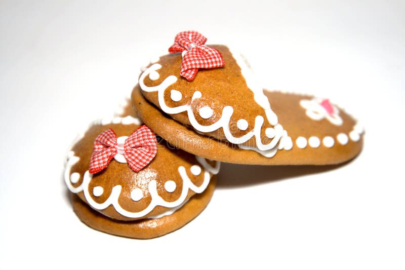 Gingerbread shoes stock image. Image of decoration, cook - 6194425