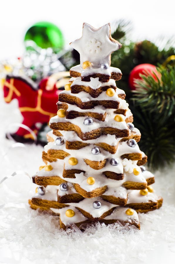 Gingerbread tree stock image. Image of savory, gingerbread - 35437381