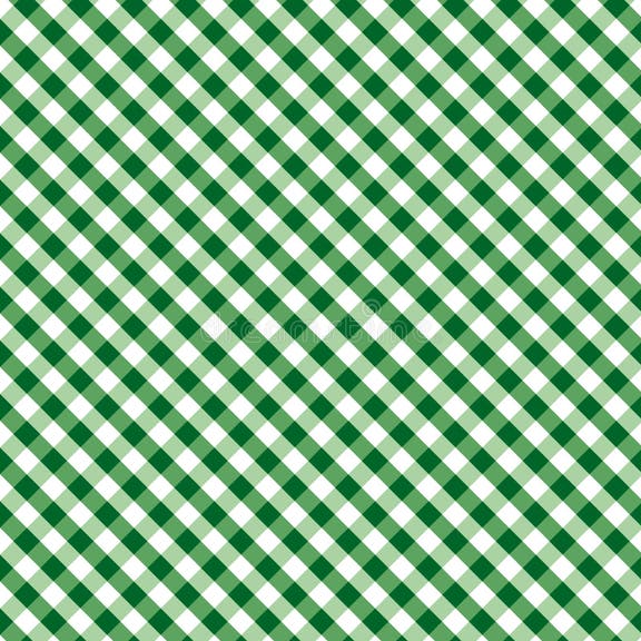 Gingham Cross Weave, Green, Seamless Background Stock Vector ...