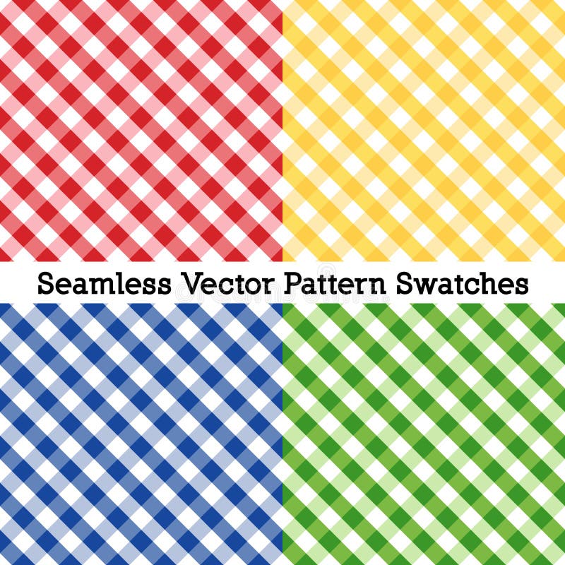 Gingham Cross Weave, Aqua, Seamless Background Stock Vector ...