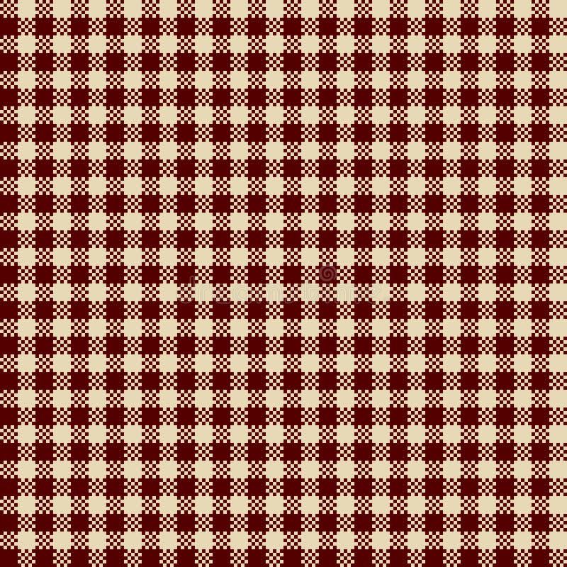 Gingham dark red stock vector. Illustration of seamless - 169990490
