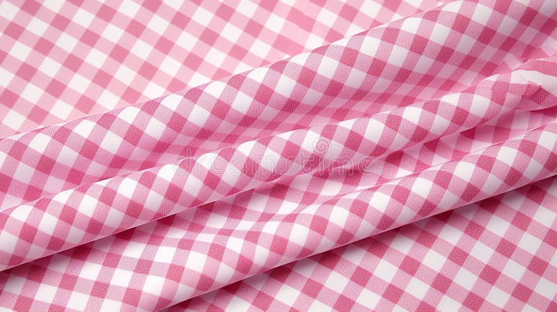 Gingham Fabric Texture - Showcasing a Small Checkered Pattern Stock ...
