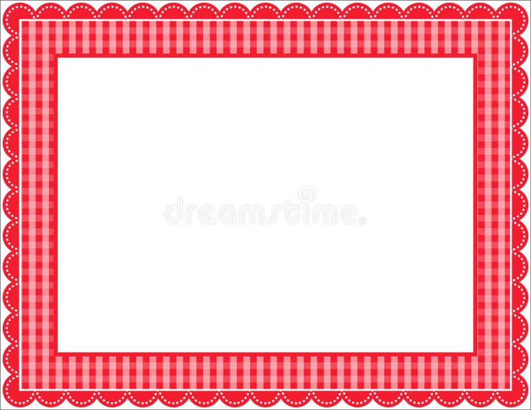 Gingham Border Stock Illustrations – 14,812 Gingham Border Stock ...