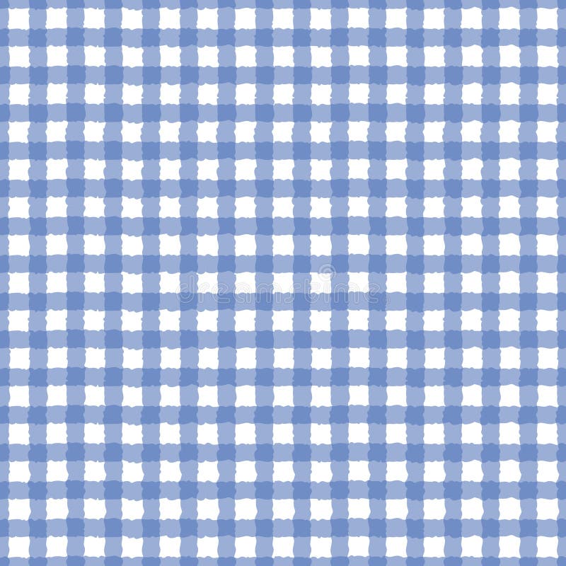 Blue Gingham Repeat Pattern Stock Vector - Illustration of fabric ...