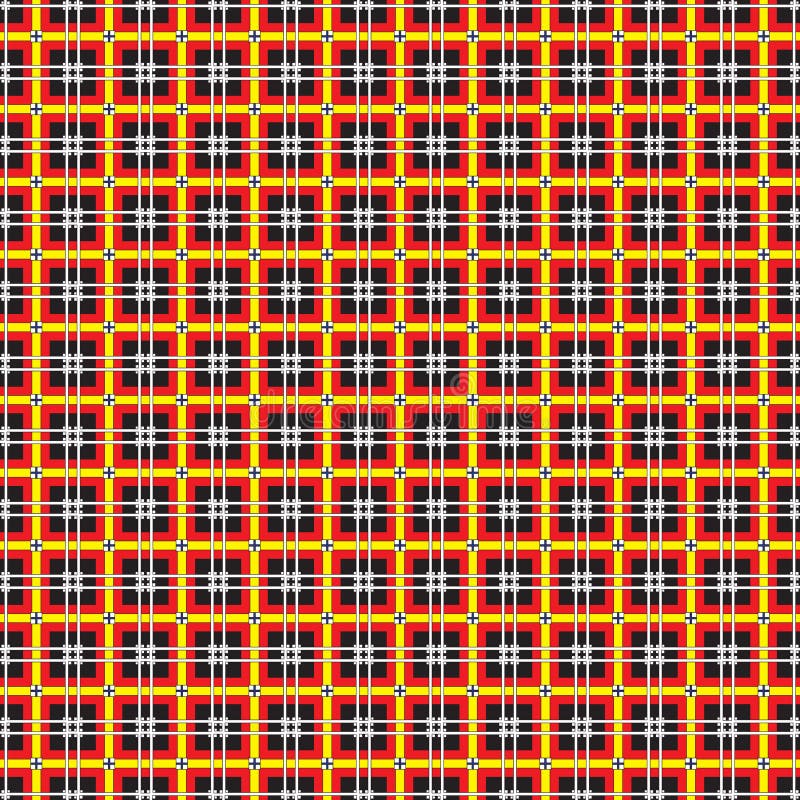 Modern Unique Geometric Tiny Shapes Object Fabric Print Texture. Vector ...