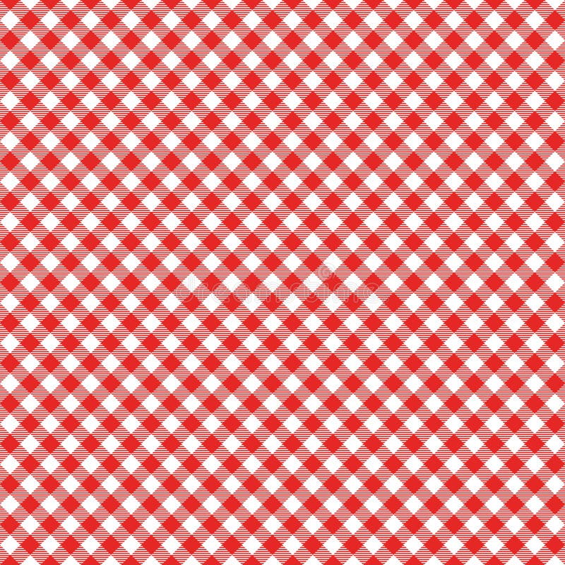 Red table cloth stock illustration. Illustration of gingham - 9920889