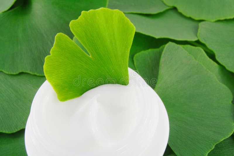 Ginkgo cream stock photo. Image of bodycare, cosmetics - 18721718