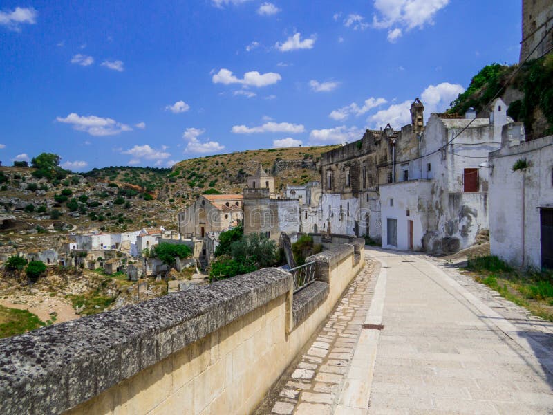 Ginosa, Taranto, Puglia, Italy: Landscape Of The Old Town Stock Image ...