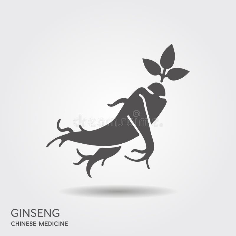 Ginseng Logo Design Template and Symbol Icon Stock Vector ...