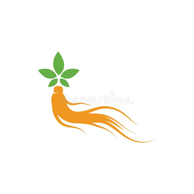 Ginseng logo stock vector. Illustration of sign, organic - 176626724