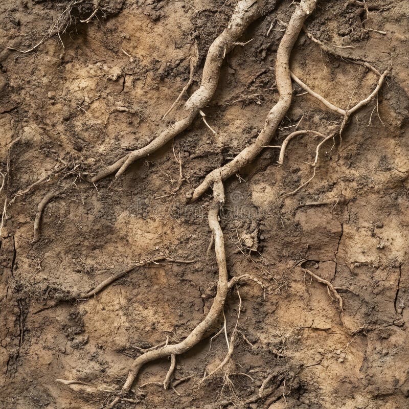 Ginseng Root on the Ground. Realistic 3d Render Stock Illustration ...