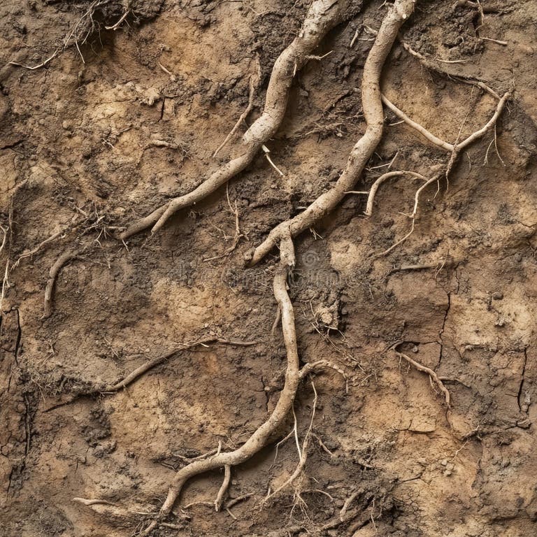 Ginseng Root on the Ground. Realistic 3d Render Stock Illustration ...