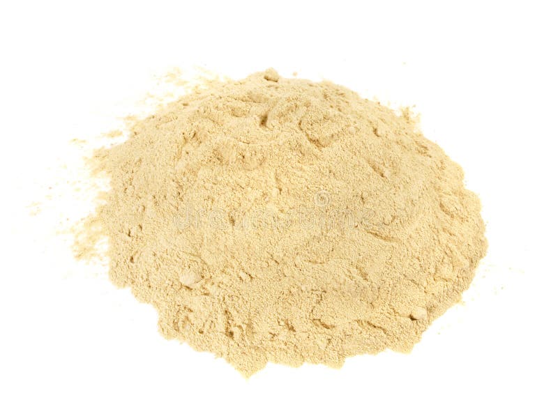 Ginseng Root Powder - Healthy Nutrition Stock Image - Image of isolated ...