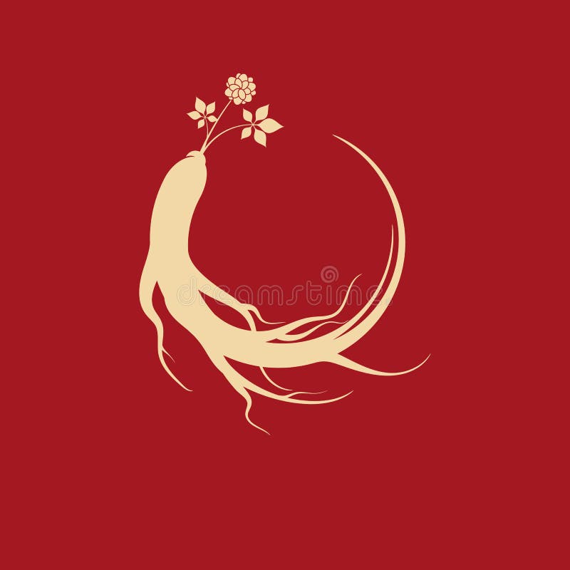 Ginseng Vector Icon Illustration Stock Vector - Illustration of cuisine ...