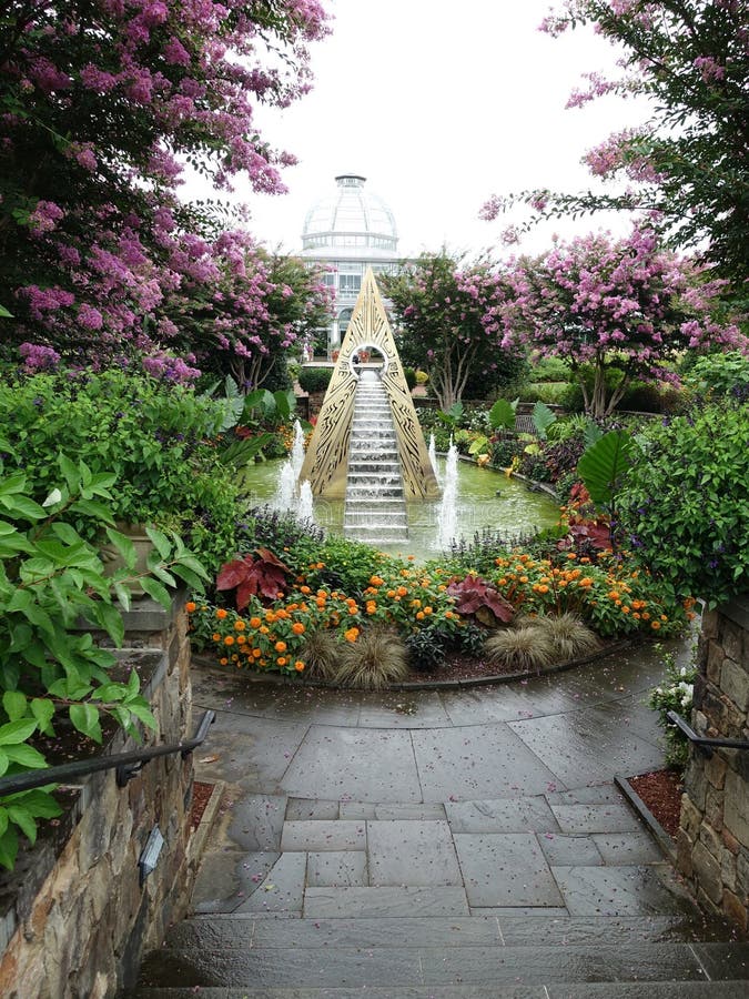 Ginter Botanical Garden Richmond Virginia Editorial Stock Photo - Image ...