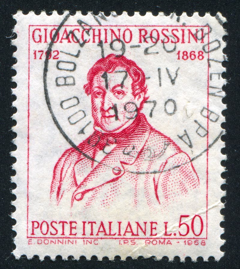 Gioacchino Rossini editorial image. Image of male, chin - 236008360