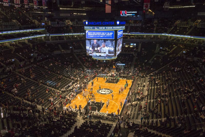 Gioco Di NBA Al Centro Di Barclays Immagine Editoriale - Immagine di ...