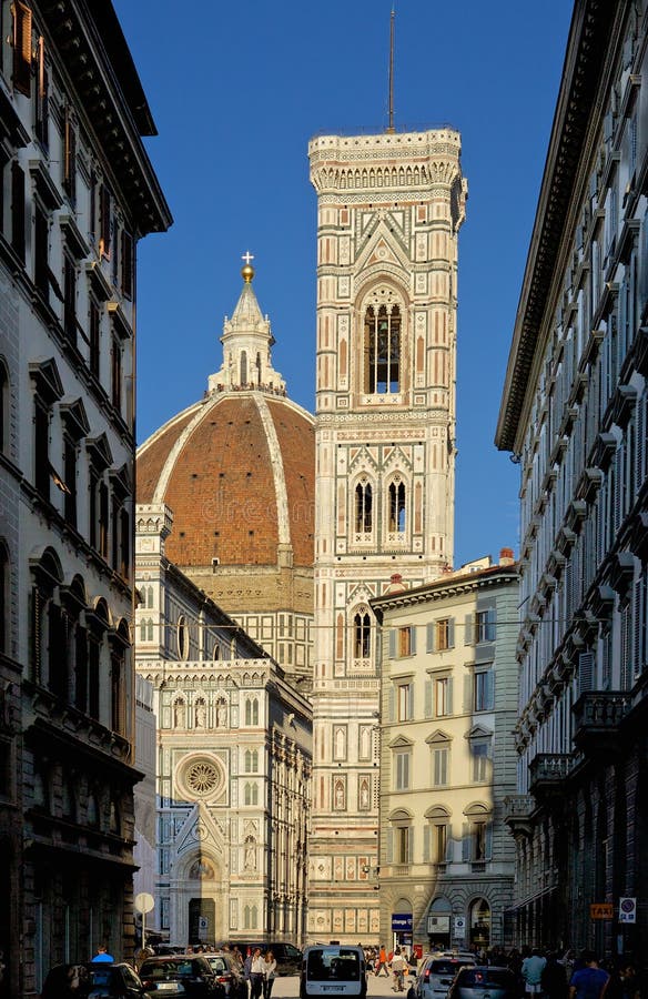 Giotto s Bell Tower editorial stock image. Image of neighbourhood ...