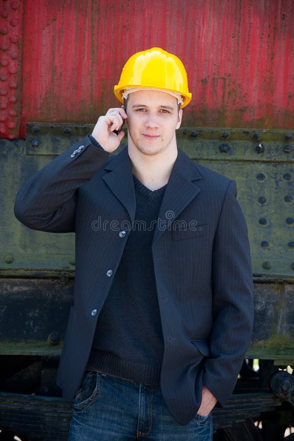Giovane assistente tecnico fotografia stock. Immagine di uomo - 19067328