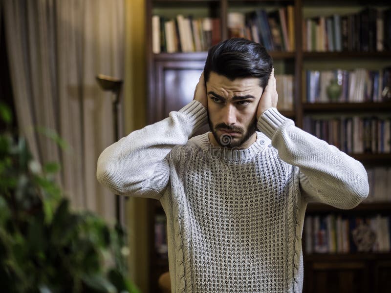 Scatola Di Cartone Di Chiusura Dell'uomo Bello Con Il Nastro Adesivo ...