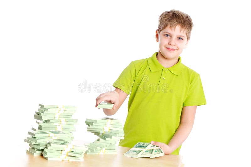 Giovane ragazzo ricco immagine stock. Immagine di ragazzo - 18918309