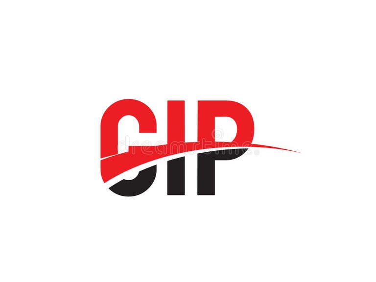 GIP Letter Initial Logo Design Vector Illustration Stock Vector ...