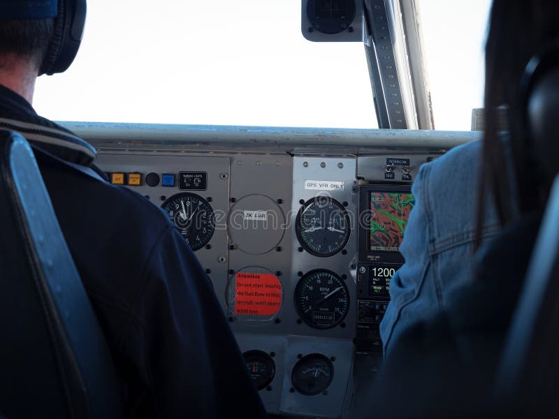 GippsAero GA8 Airvan Propeller Aircraft Cockpit Control Panel Dashboard ...