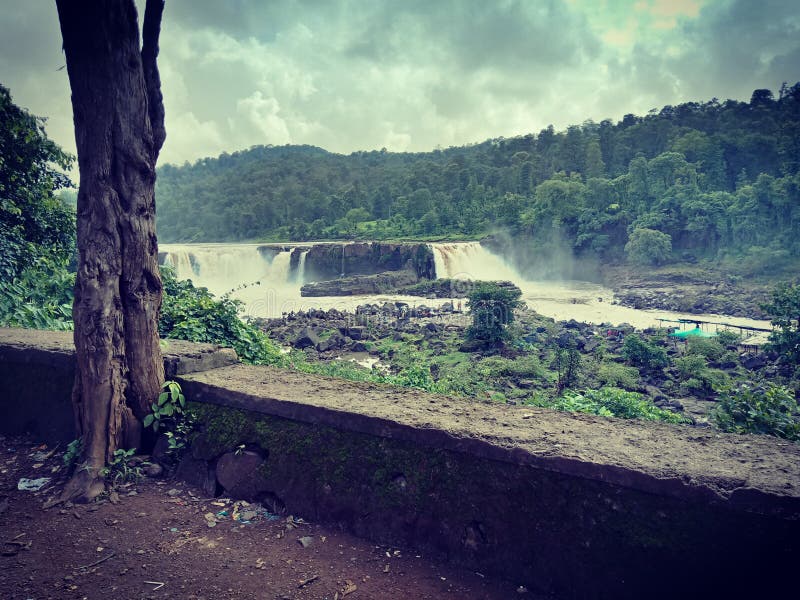 @gira waterfall stock image. Image of gira, waghai, raintime - 125449029
