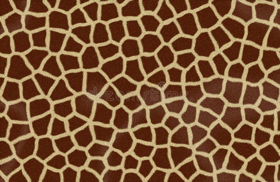 Giraffe Fur Pattern stock illustration. Illustration of buff - 5197199